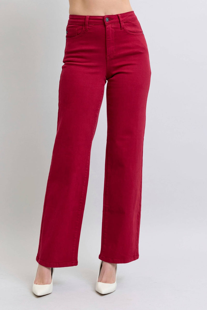 Buy Heart Shaped Back Pockets High Waisted 90's Straight Online | Sissy ...